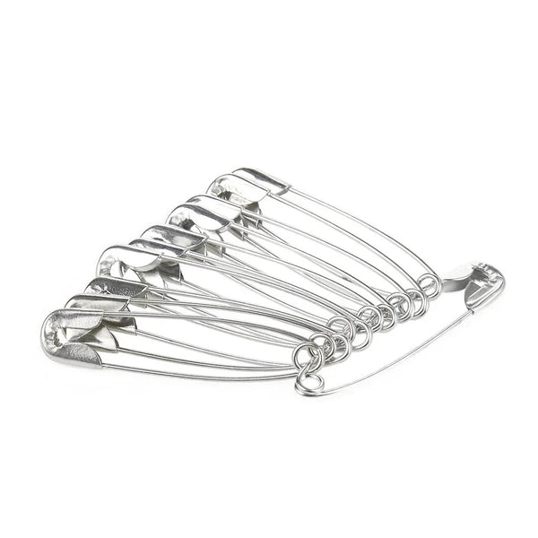 Safety Pins – Set of 12 | Multi-Purpose First Aid and Medical Use | First Aid Plus