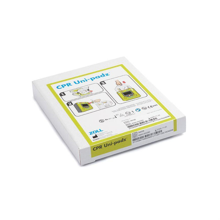 ZOLL CPR Uni-Padz III, Adult/Pediatric Defibrillator Pads, Universal ...
